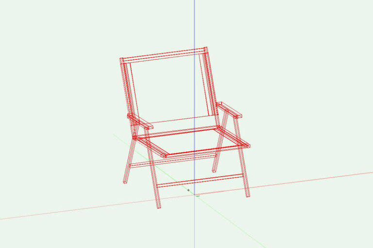 Vectorworks 3Dフリー素材「アウトドアチェア」を作りました | NAVYNOTE